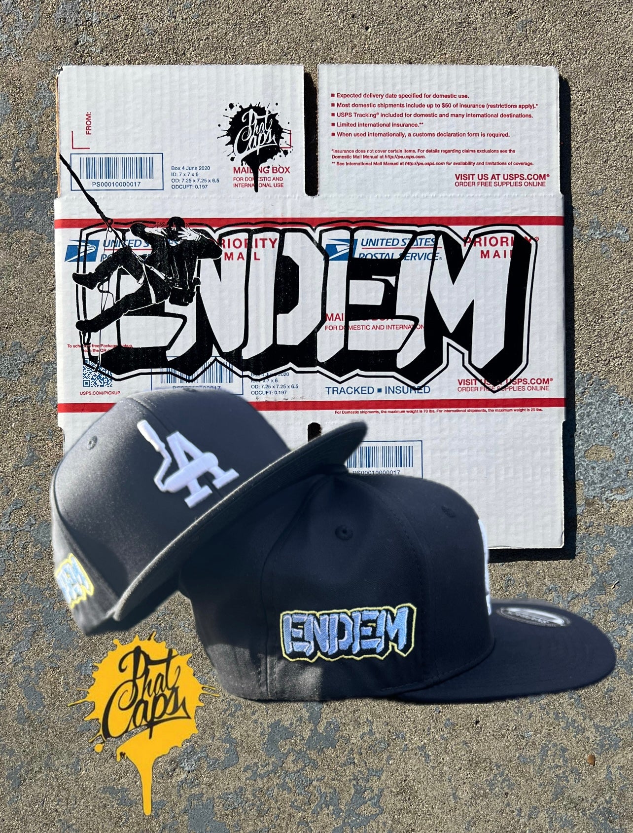 Endem X LA Roller Snap Back – Phat Caps